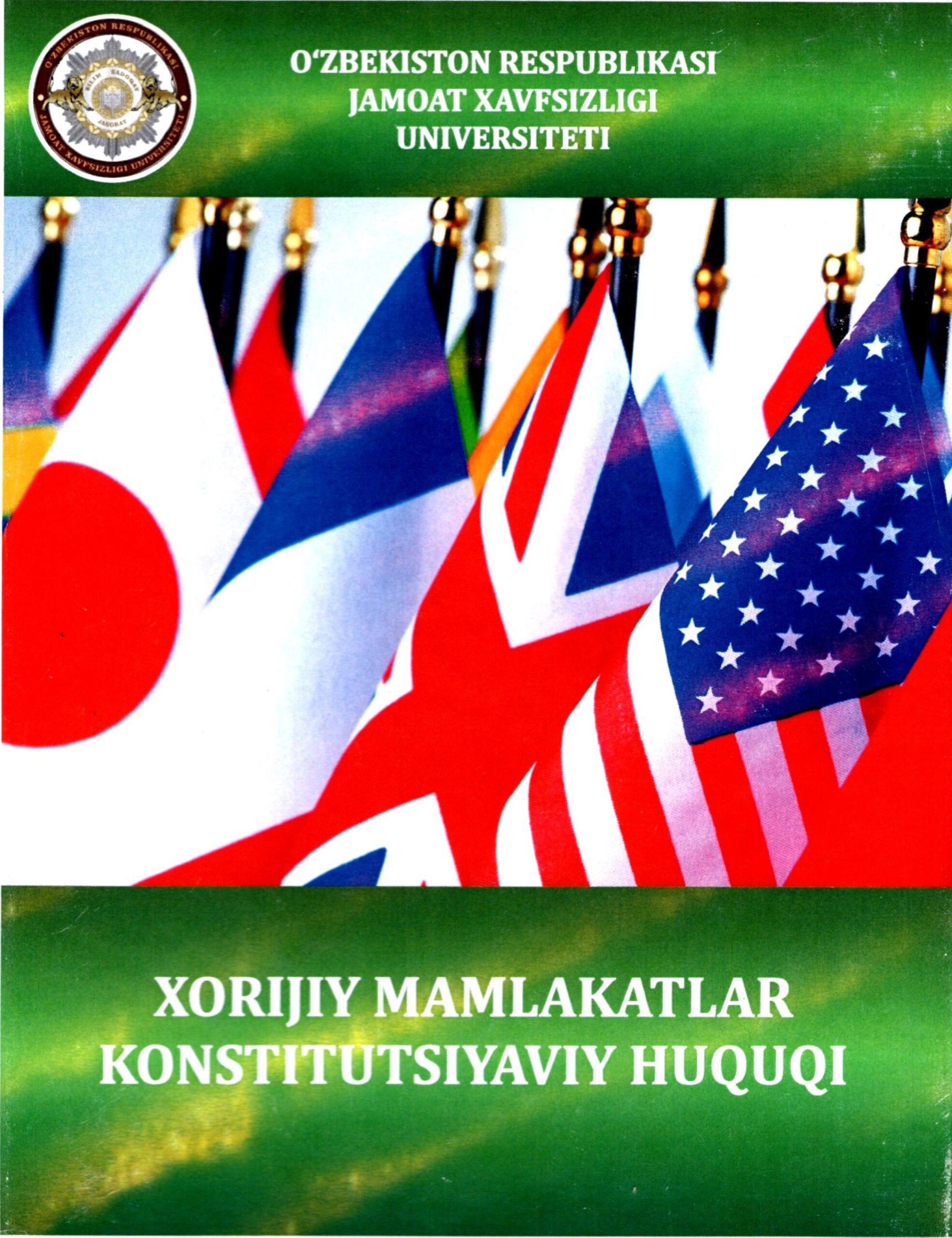 Xorijiy mamlakatlar konstitutsiyaviy huquqi. 2023 - TSUL - Library