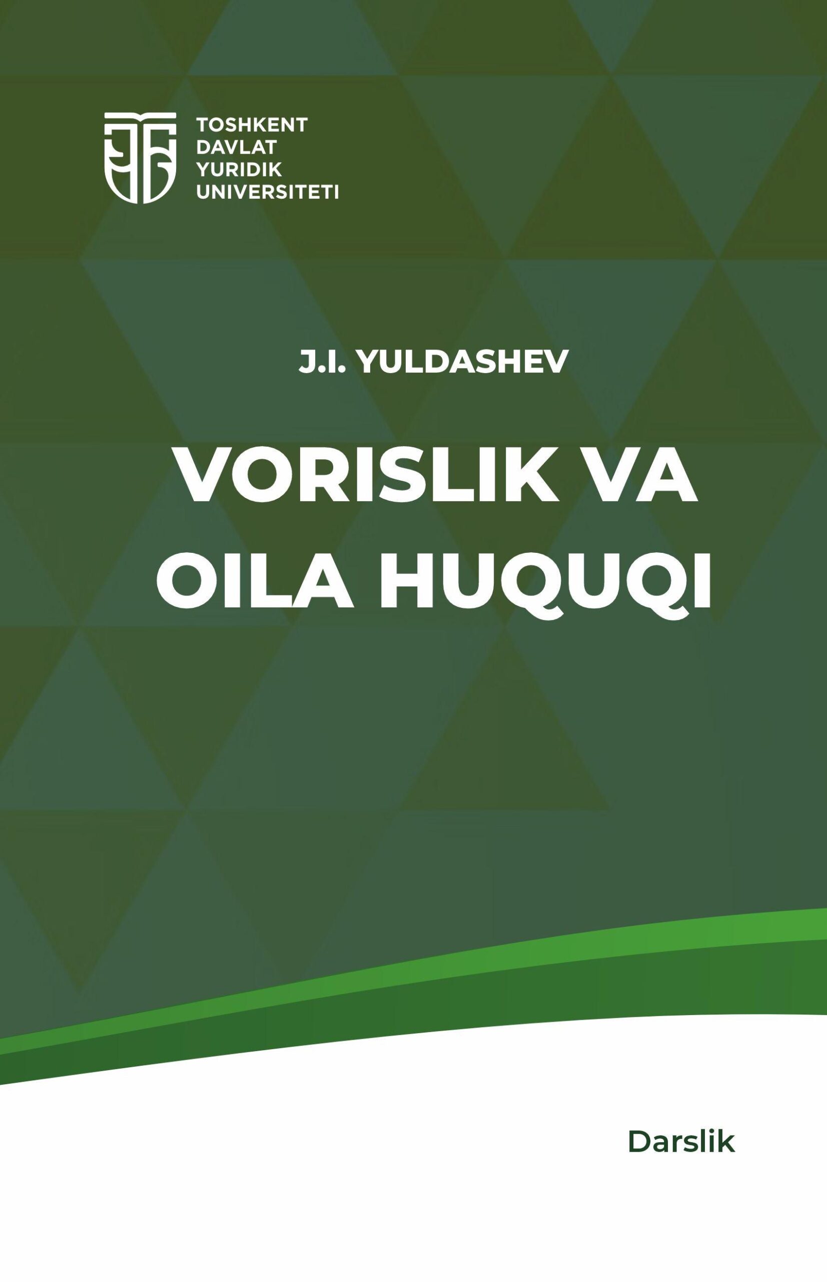 Oila huquqi. Babajanova D. 2024 – TSUL – Library